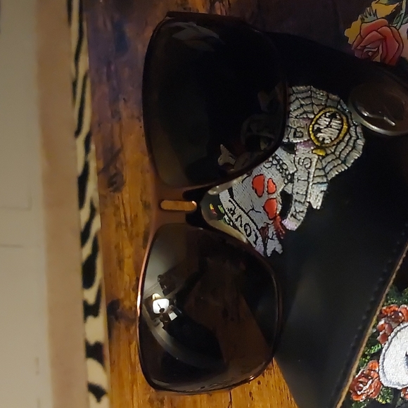 Ed Hardy | Accessories | Authentic Ed Hardy Sunglasses With Case | Poshmark